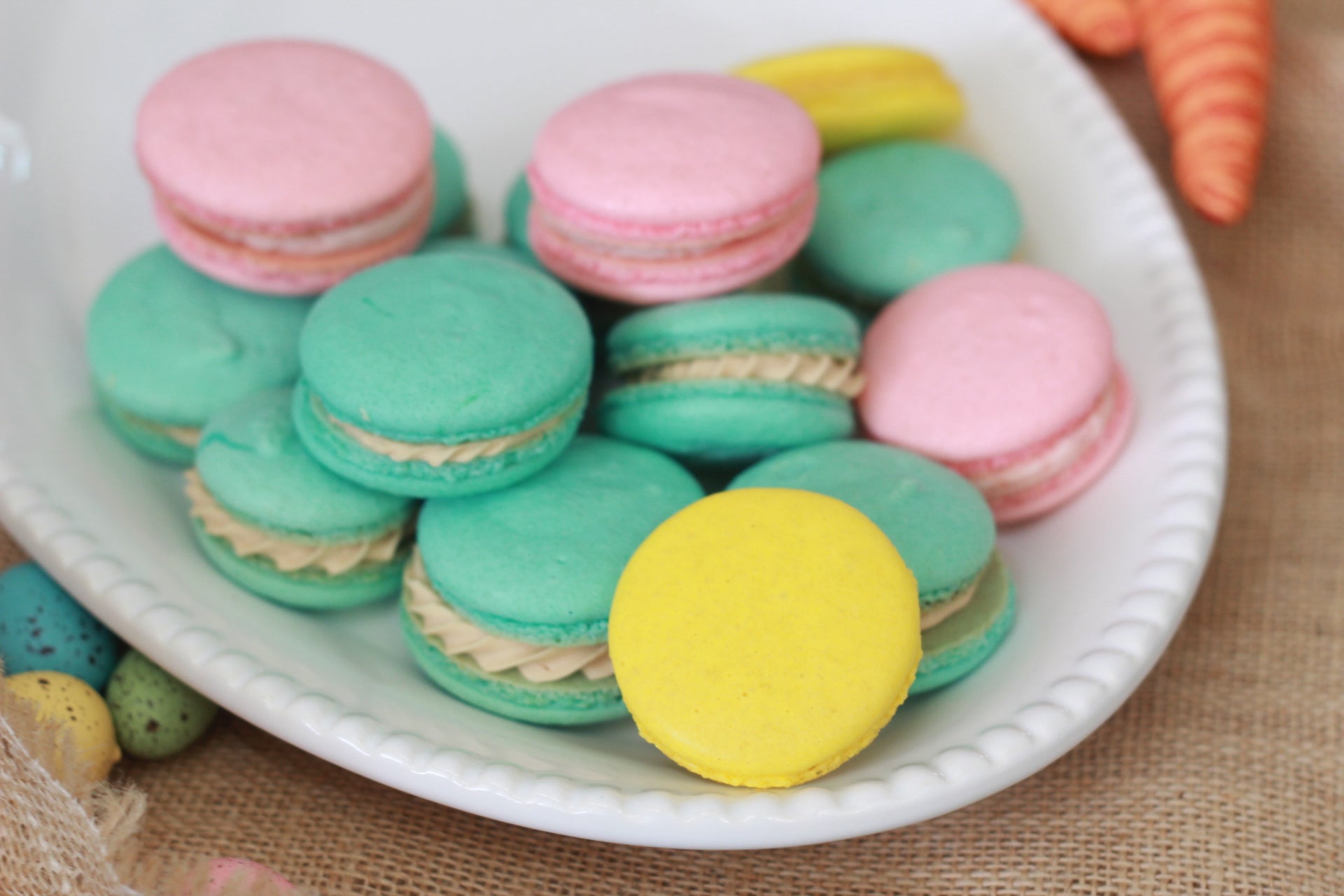 Labor Day Macaron Box – Brownies and Balloons - Custom Sugar Cookies